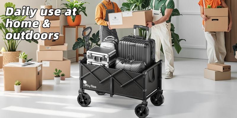 330-650 lbs Large Capacity Camping Trolley, Suitable for Various ...