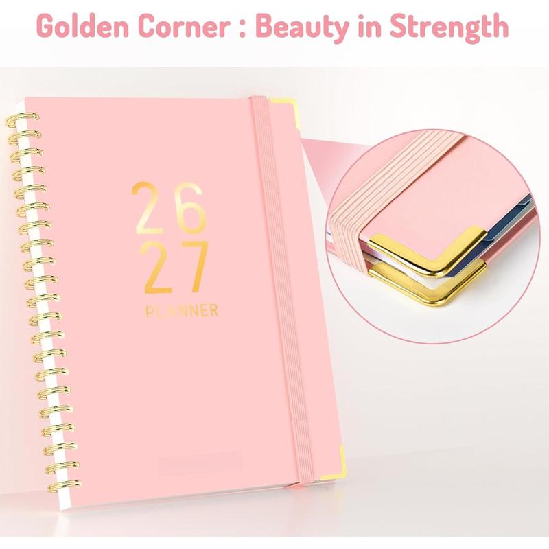 Planner 2026-2027, 18 Month Weekly and Monthly Calendar Planner, Jan ...