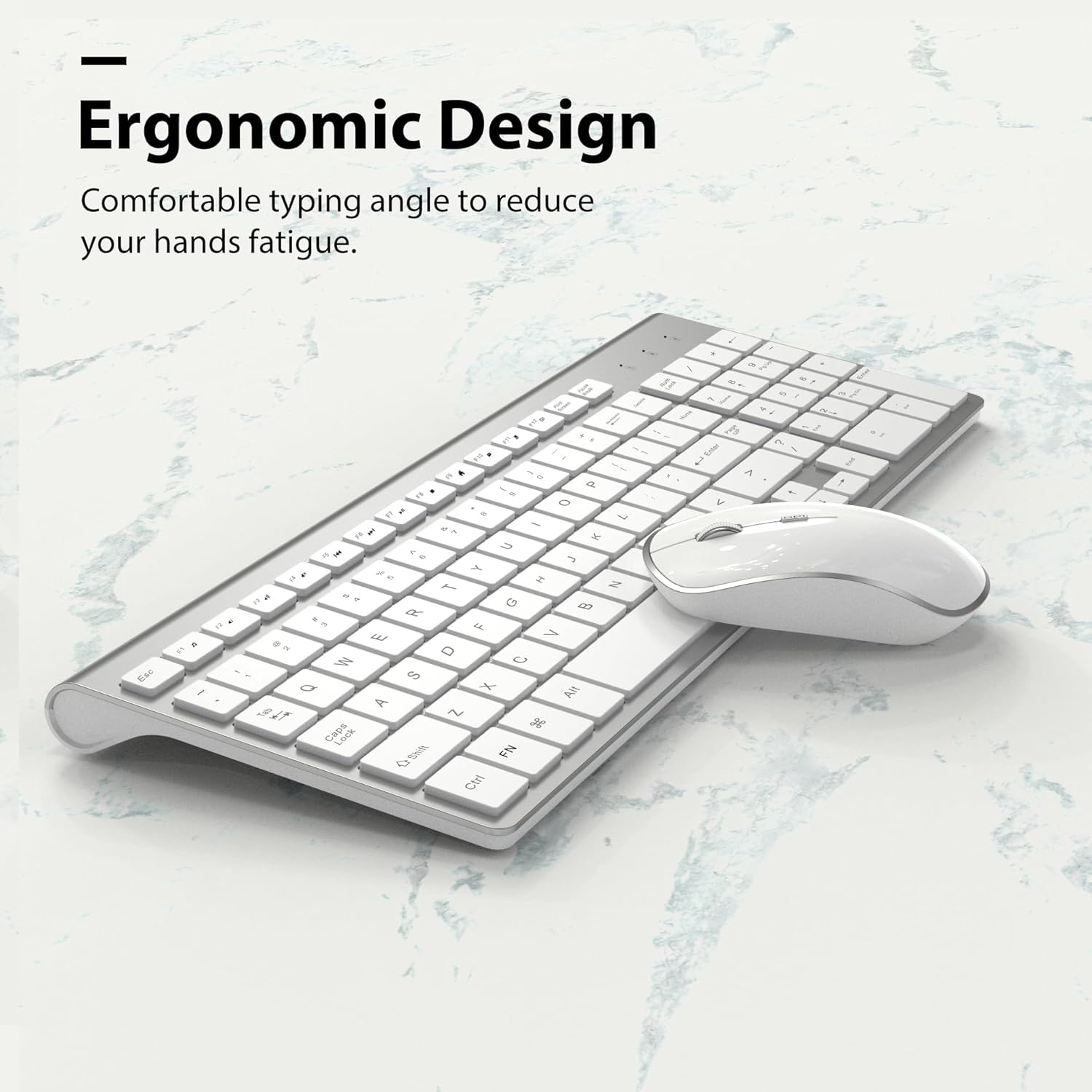 Keyboard , JOYACCES 2.4G Compact and Ultra Slim Keyboard and for ...