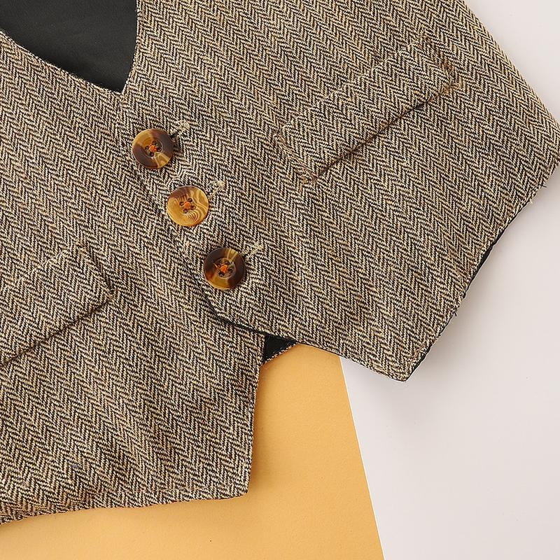 3pcs Newborn Baby Boy Gentleman Outfits Short Sleeve Jumpsuit with Bow ...