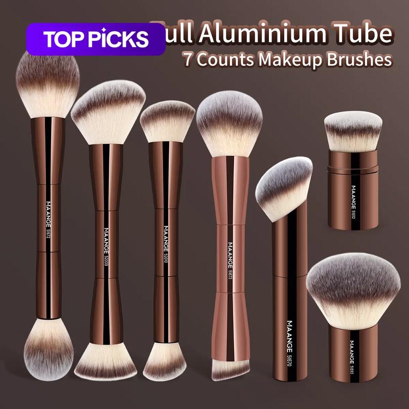 MAANGE Multi-use Makeup Brush Set, 7 Counts/set Ergonomic Design ...