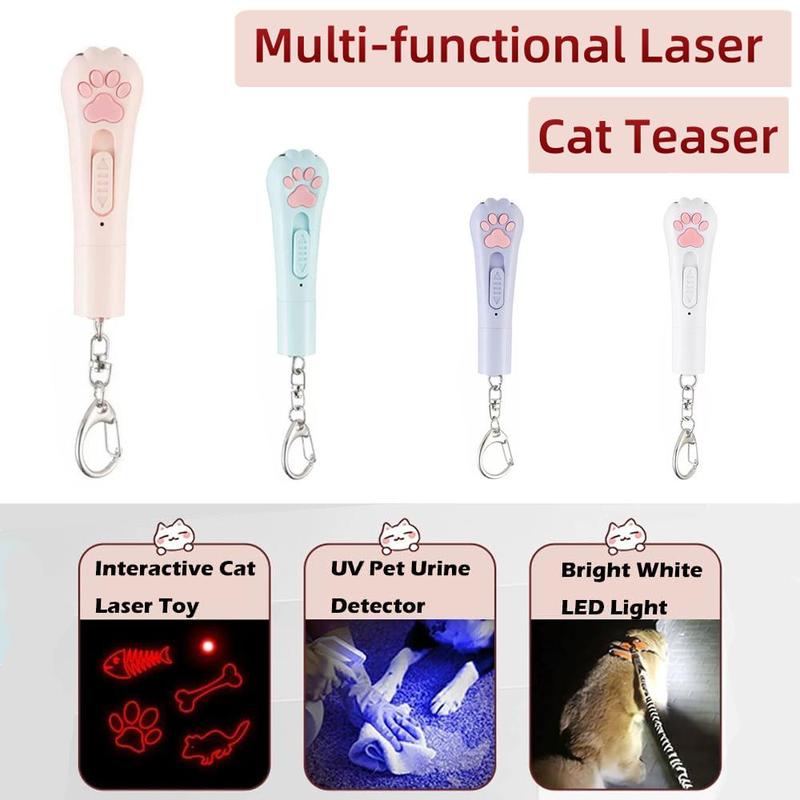 USB Rechargeable Pet Laser Toy Laser Pointer, 5 Adjustable Modes Pet ...