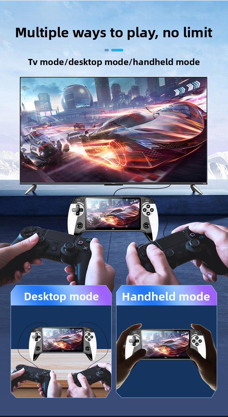 X9 game console, 5.5 inch large screen arcade machine, 8 major ...