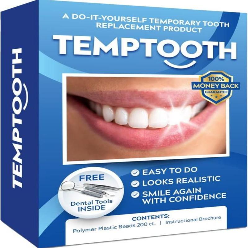 Temptooth - Do-It-Yourself Temporary Tooth Replacement Kit with Free ...