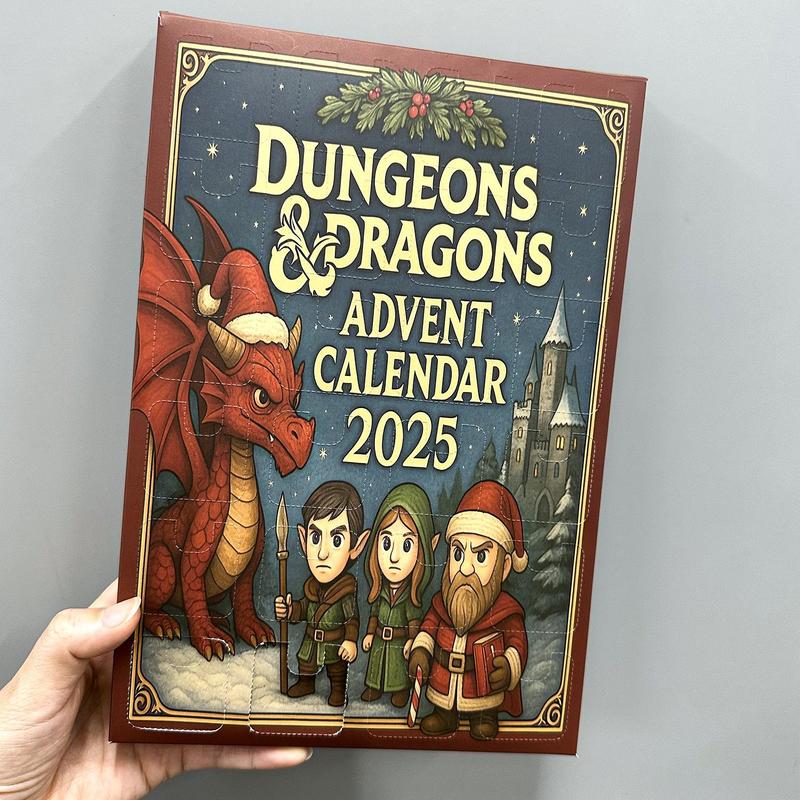 Dungeons & Dragons Advent Calendar 2025 – 24-Day Countdown Box with ...