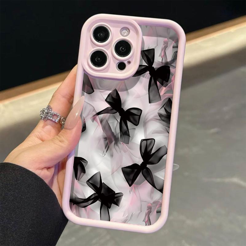 Bow Pattern Phone Case, Decorative Phone Protector Cover, Phone ...