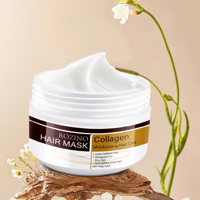 ROZINO Collagen Hair Treatment Deep Repair Conditioning Argan Oil ...