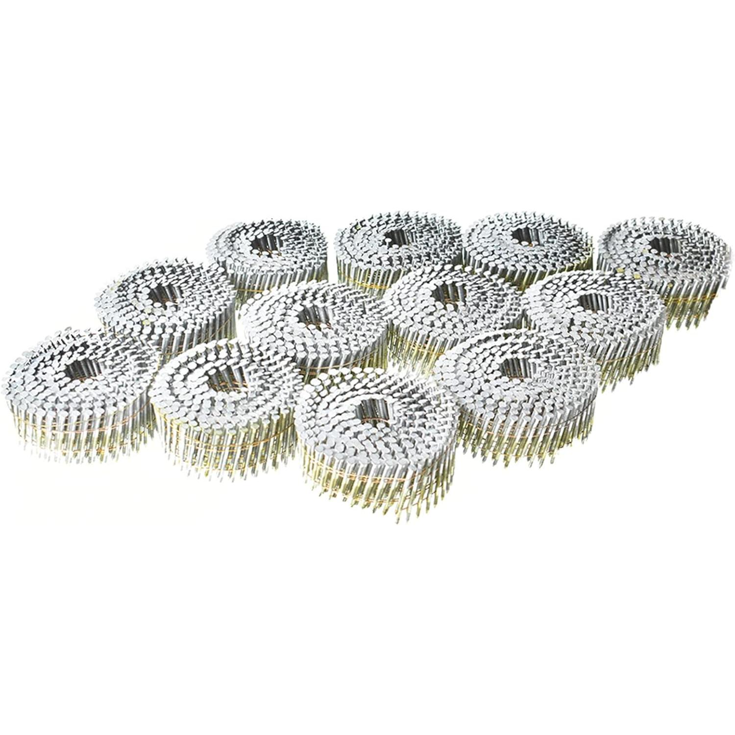 3600 Count 15 Full Round- Siding Nails 1-1/2 Inch x 0.092 Inch Ring ...