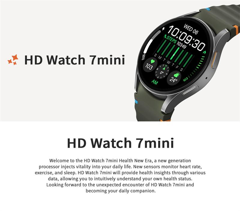 2025 NewSmart Watch 7 Mini Women Multi-Function Sports AMOLED Screen ...