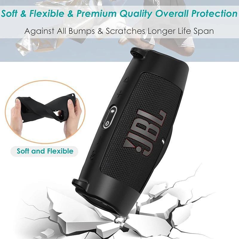 for JBL Charge 5 Wireless Bluetooth Speaker Case Soft Silicone Cover ...