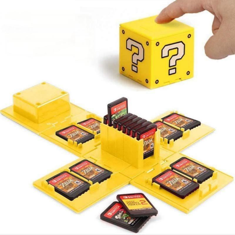 【New 2026】ChristmasGiftsGame Card Case, 16 Game Storage Cube for ...