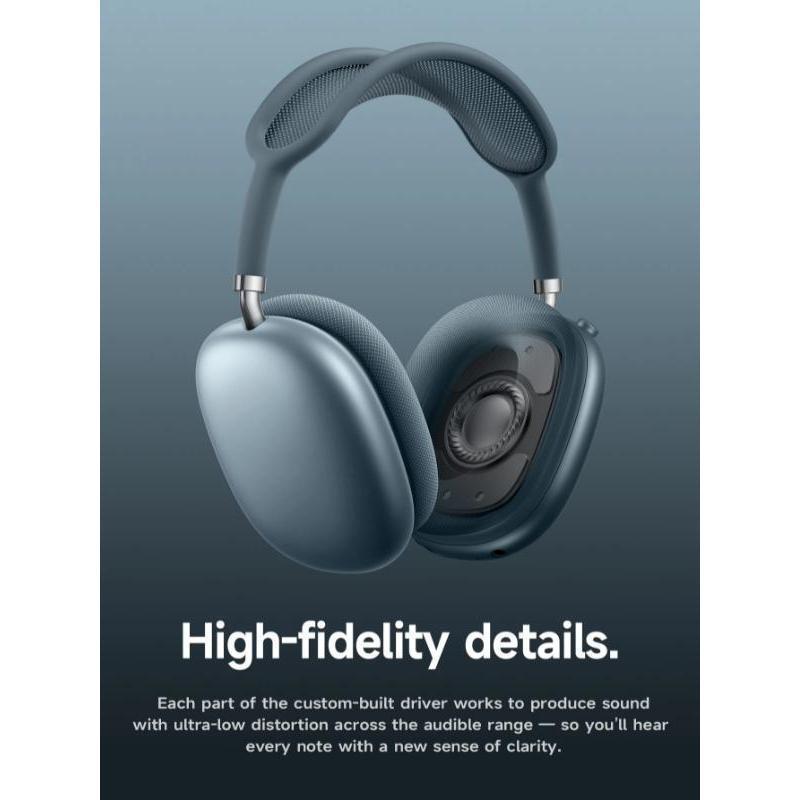 Noise Reduction Bluetooth Headphones Over The Ear Wireless Big Earphone ...