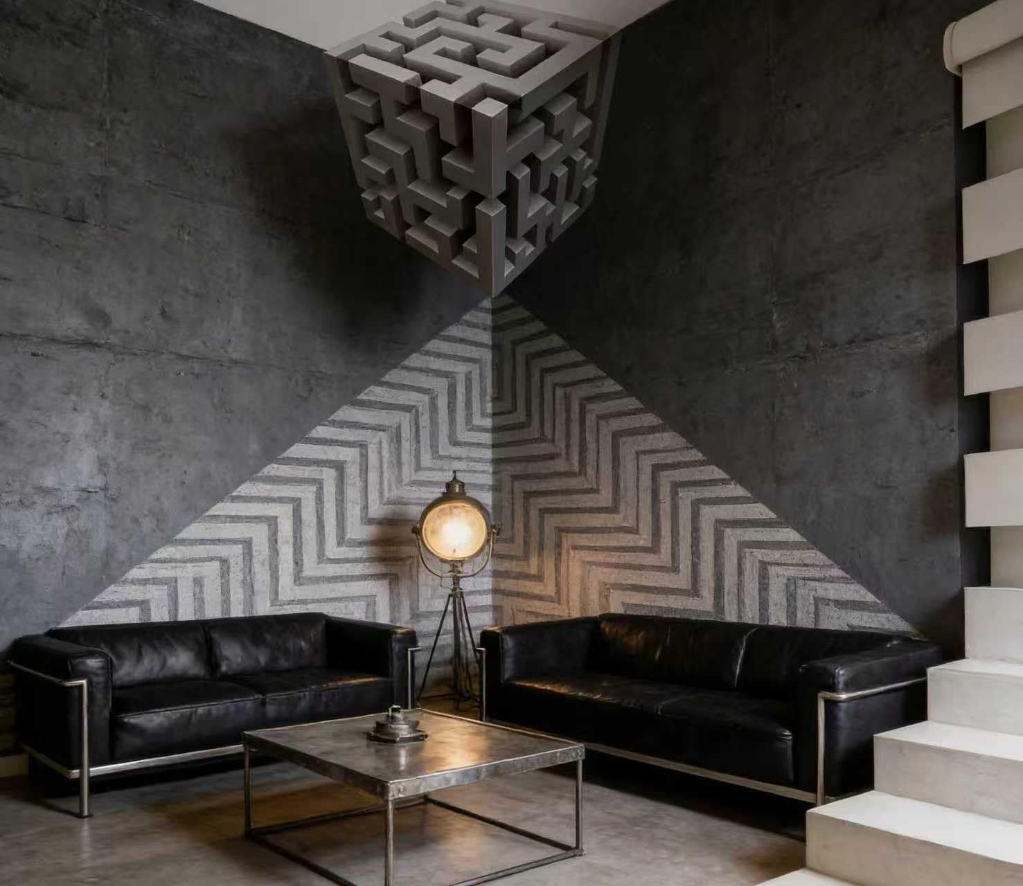 Impossible Corners Wall Art That Reshapes Reality, Wall Art Illusion ...