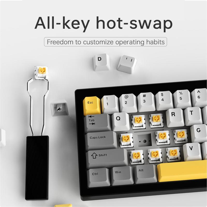 AJAZZ AK650 wired mechanical keyboard new 66% equipped with daydream ...