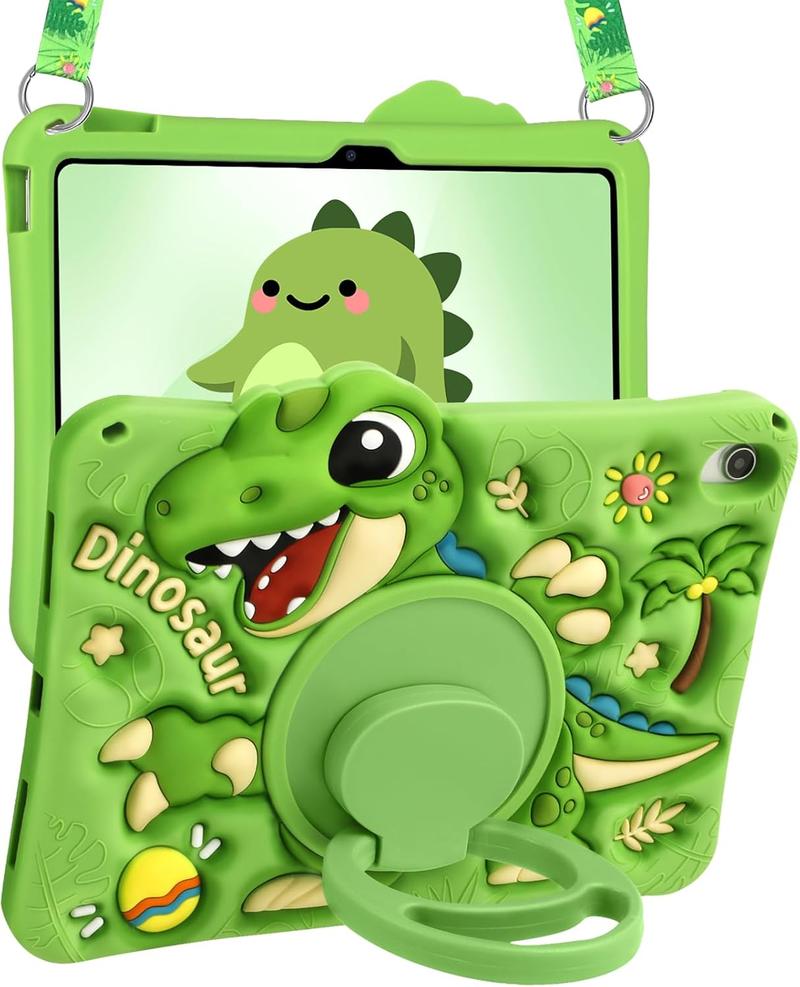 3C9-PHP016 for iPad A16 Case/10th Generation Case - Green Dinosaur Cool ...