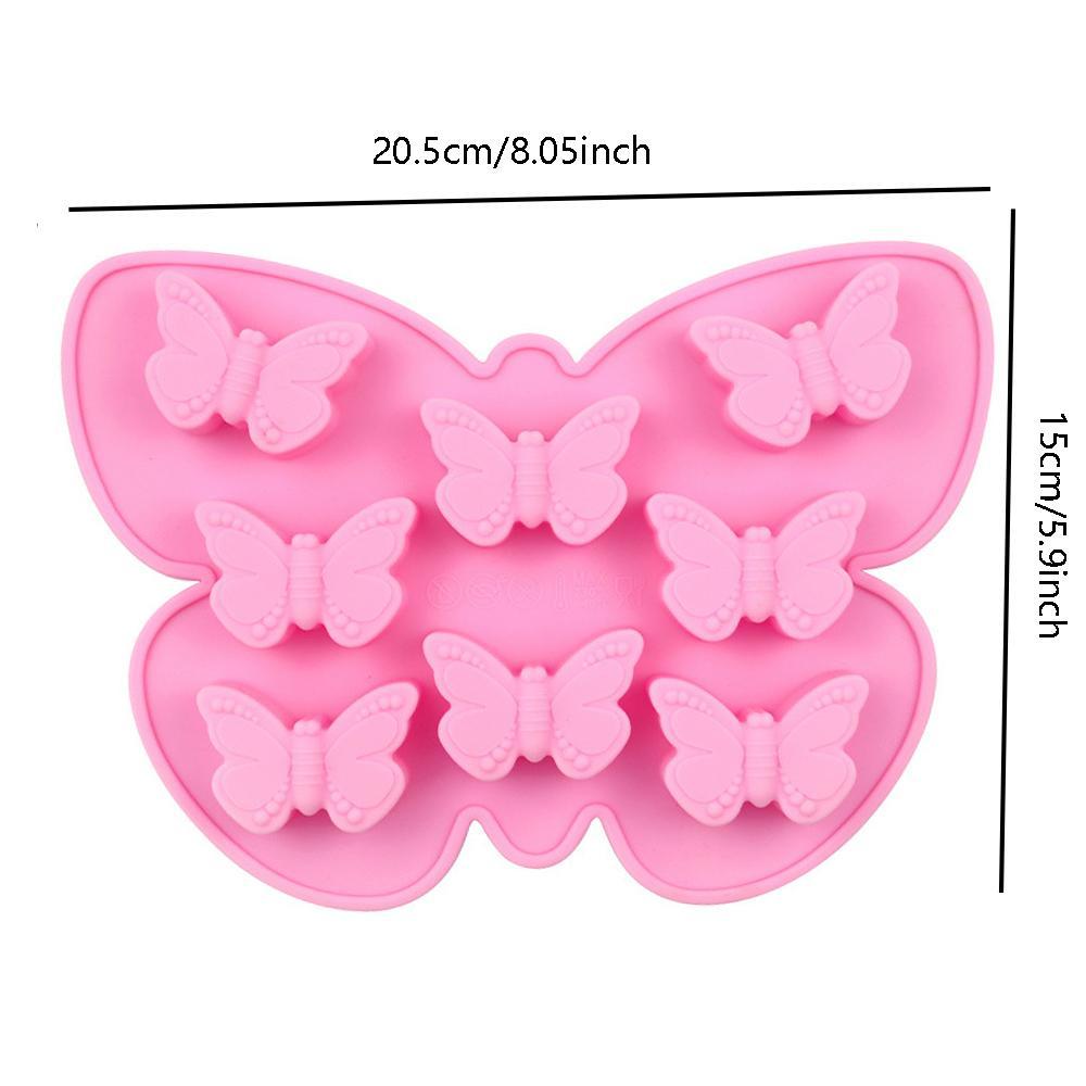 DIY Silicone Butterfly Shaped Chocolate Mold, 1 Count Chocolate Candy ...