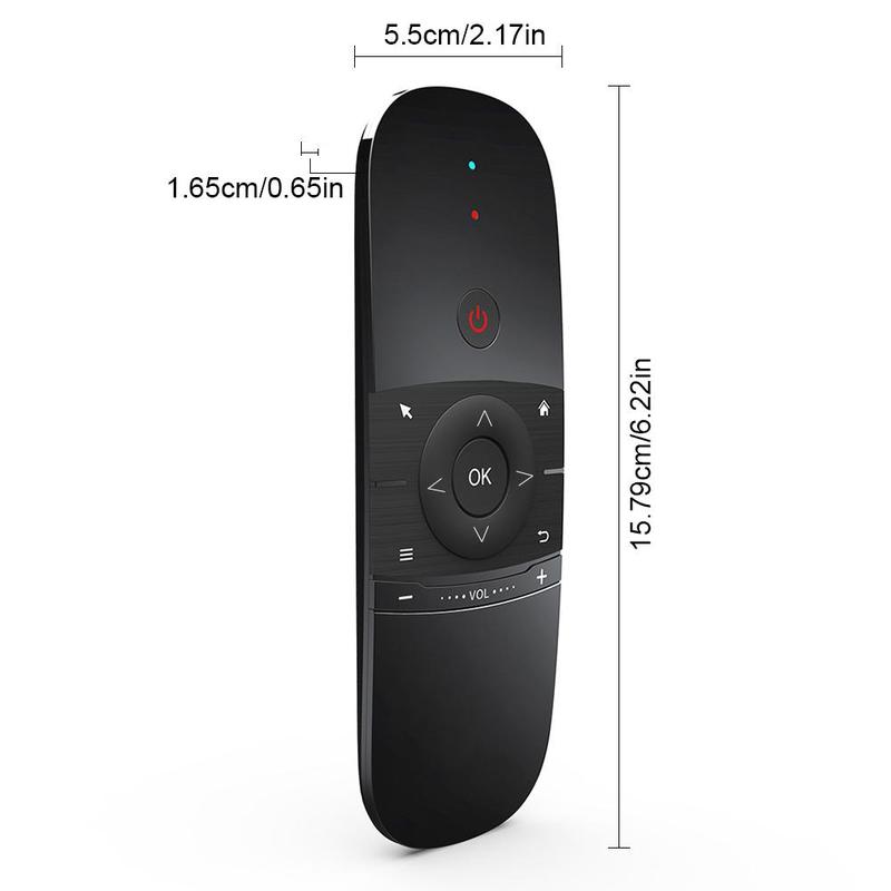 W1 Air Mouse, 2.4G Wireless Remote Control with Gyro Sensor, Universal ...