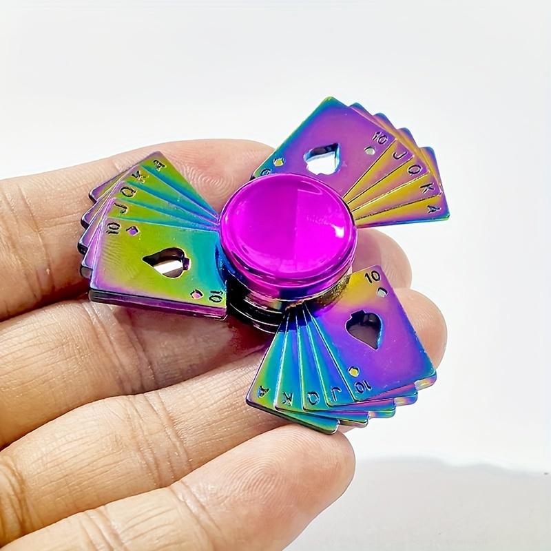 1Pc/4pcs Cool Metal Fidget Spinner Toy,Zinc Alloy Time-Killing Hand ...