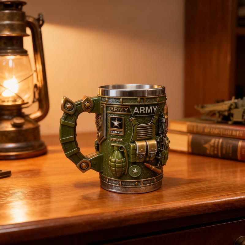 Brand New 3D Special Forces Resin Stainless Steel Mug - Black Friday ...