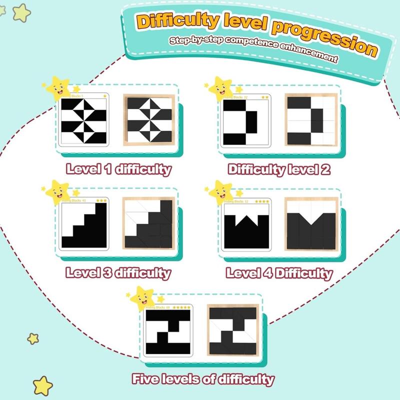 120 Level Block Cube Puzzle with Storage Hidden Geometric Shape Pattern ...