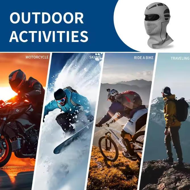 Breathable Windproof Balaclava Face Mask for Motorcycling Winter Ski ...