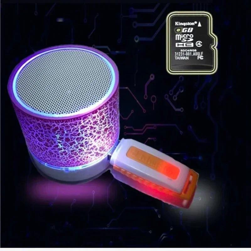 Portable Waterproof Wireless Speaker Mini Bluetooth Speaker with LED ...