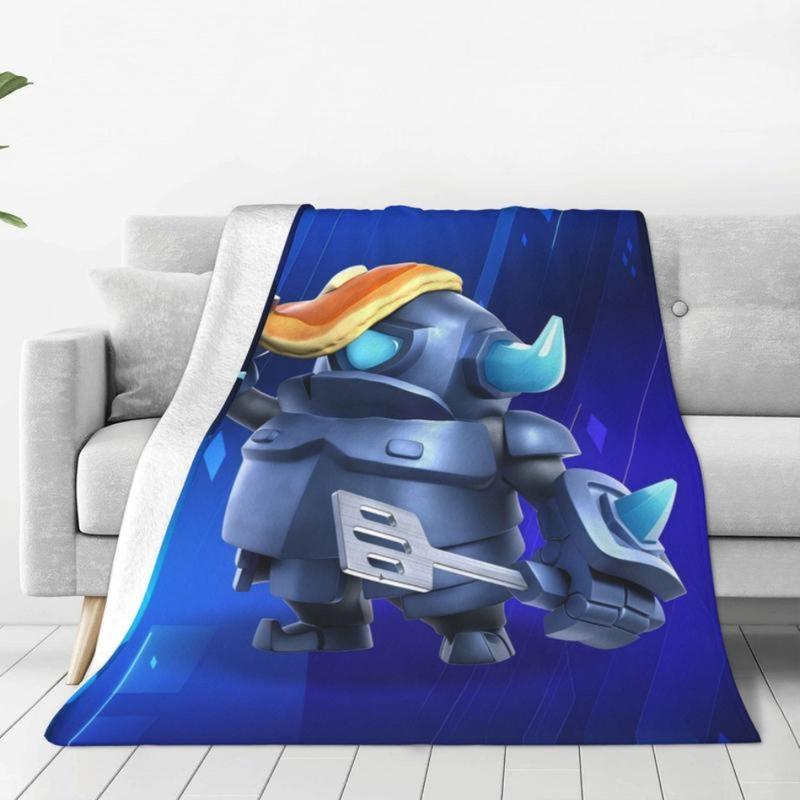 Cartoon Clash Royale Mini P.E.K.K.A Plush Printing Throw Blanket for ...