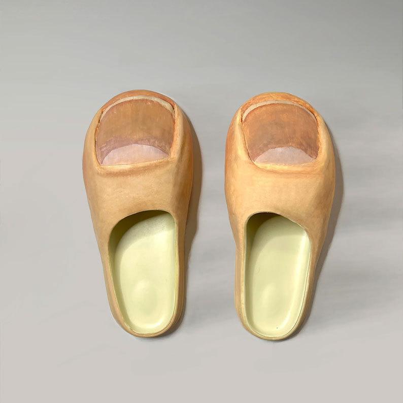 Funny and Quirky Big Toe Slippers Prank Gift Unique Decoration for ...