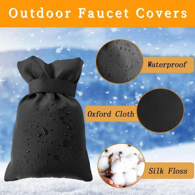 Hot-selling 4 Pack Outdoor Faucet Covers for Winter Freeze Protection,5 ...
