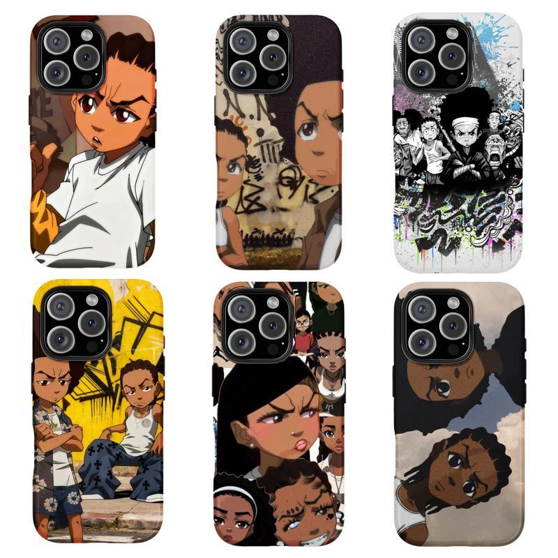 Boondocks Collage Desigh Phone Case |Cartoon Tough Phone Case ...