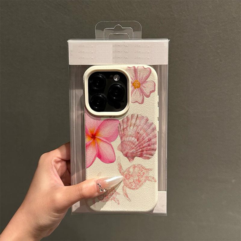 Pink Turtle Shell Hawaiian Pattern Suitable for iPhone air 17 16 15 14 ...