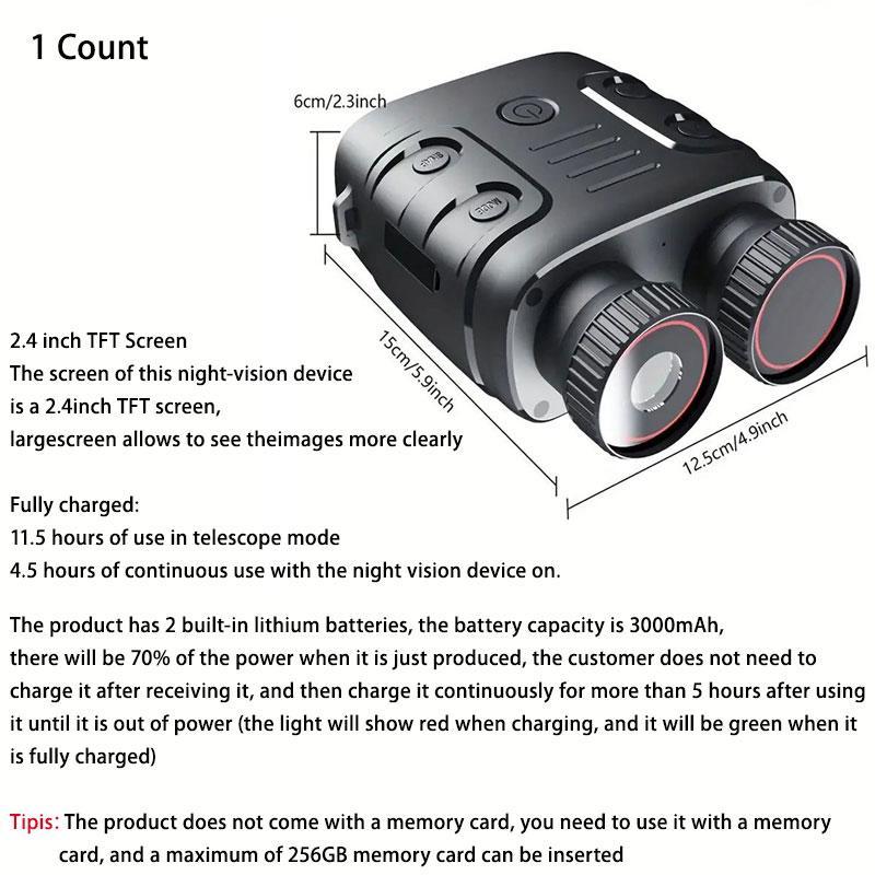 1080p Binocular Infrared Night-vision Binoculars, Day Night Use Photo ...