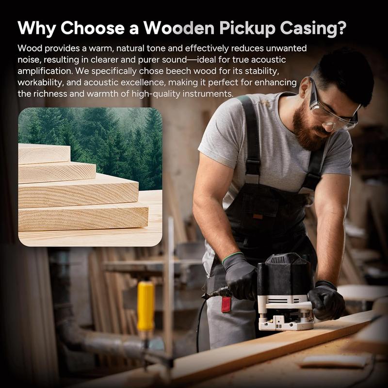 SP30 Woody Soundhole Pickup with Rare Earth Neodymium for Steel String ...