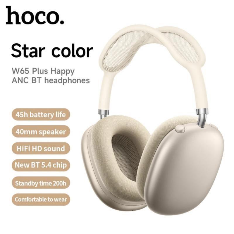 HOCO W65 Plus AirPods Max ANC Noise Reduction Bluetoothe Headphone Over ...
