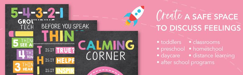 8 Calming Corner Posters For Classroom Must Haves For Teachers - 11x17 ...