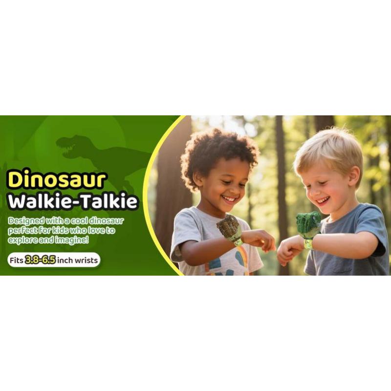 Walkie Talkies for Kids 2 Pack Dinosaur - Toys for Boys Age 3-5 5-7 8 ...