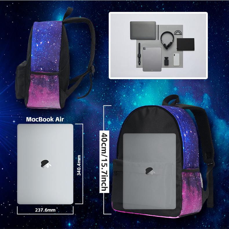 16 inch Huntrix Kpop 3D Stereoscopic Starry Sky Bag, Witch Hunt Student ...