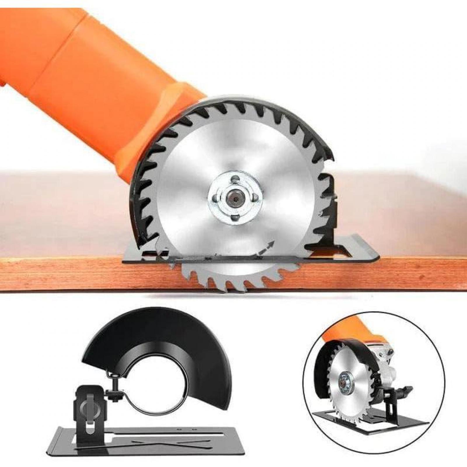Angle Grinder Stand Set with 5.3"(1.9" Bore) Guard & Adjustable Cutting ...