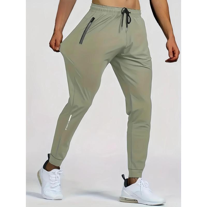 Mens Athletic Ventilated Joggers - Comfortable Drawstring Waistband ...