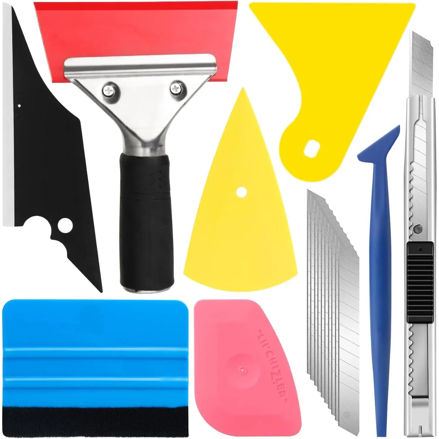 18 count Window Tint Kit, Vinyl Wrap Tool Kit - Professional Window ...