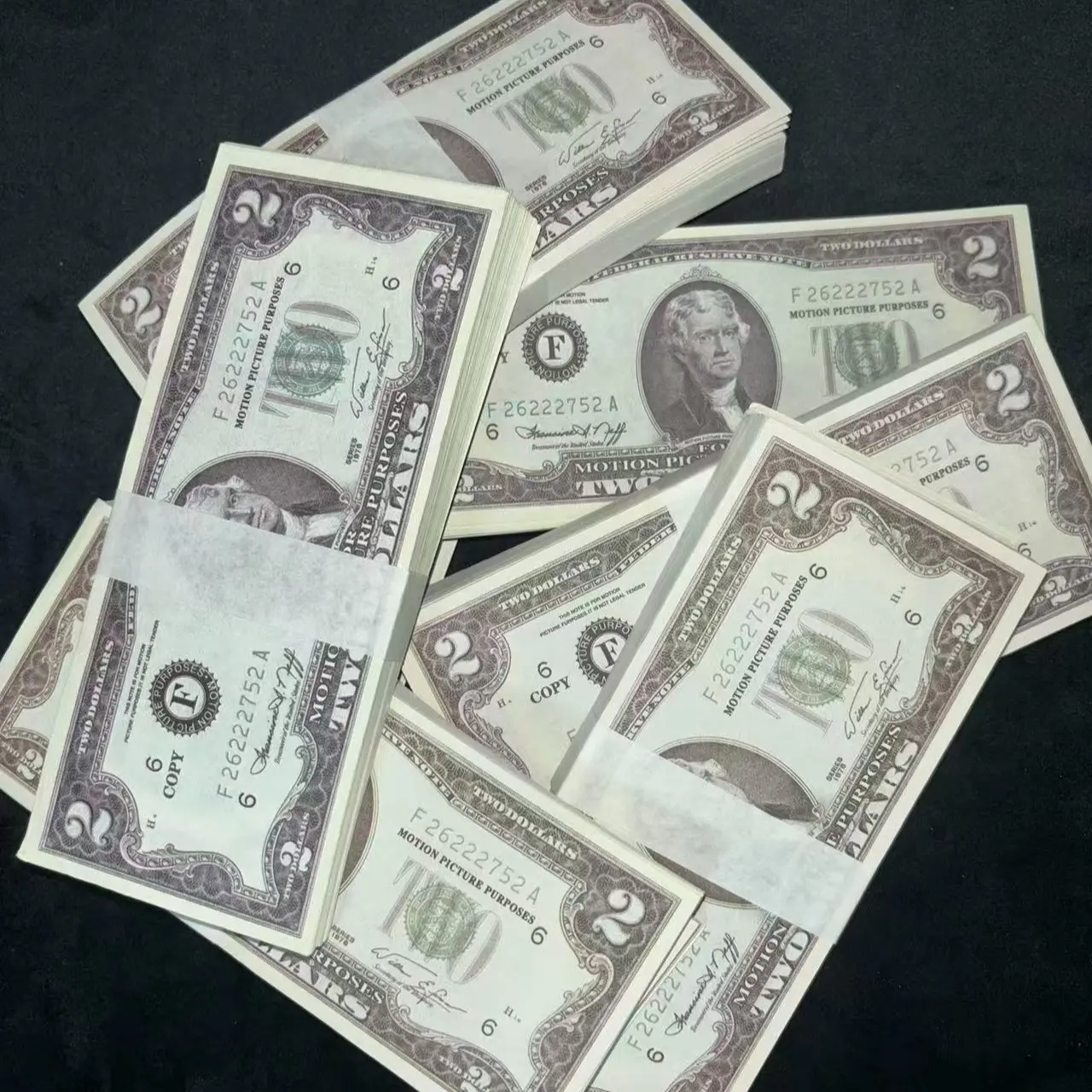 100pcs Pet Memorial Dollar Props Paper, Multi-Denomination American ...