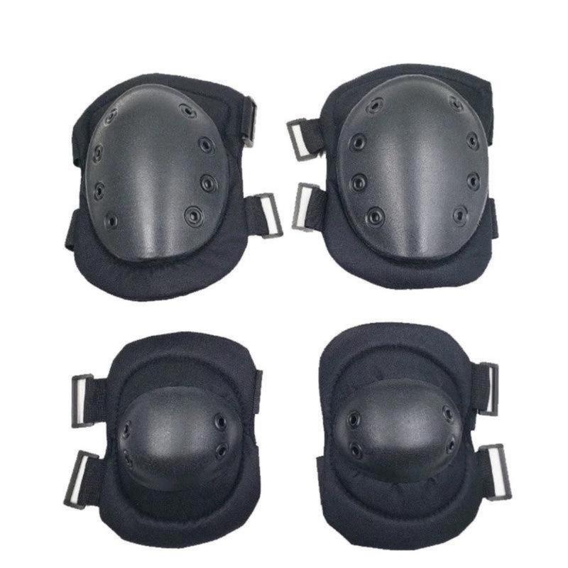 CS Blackhawk Tactical Knee Pads Elbow Pads Four-piece Set, Outdoor ...