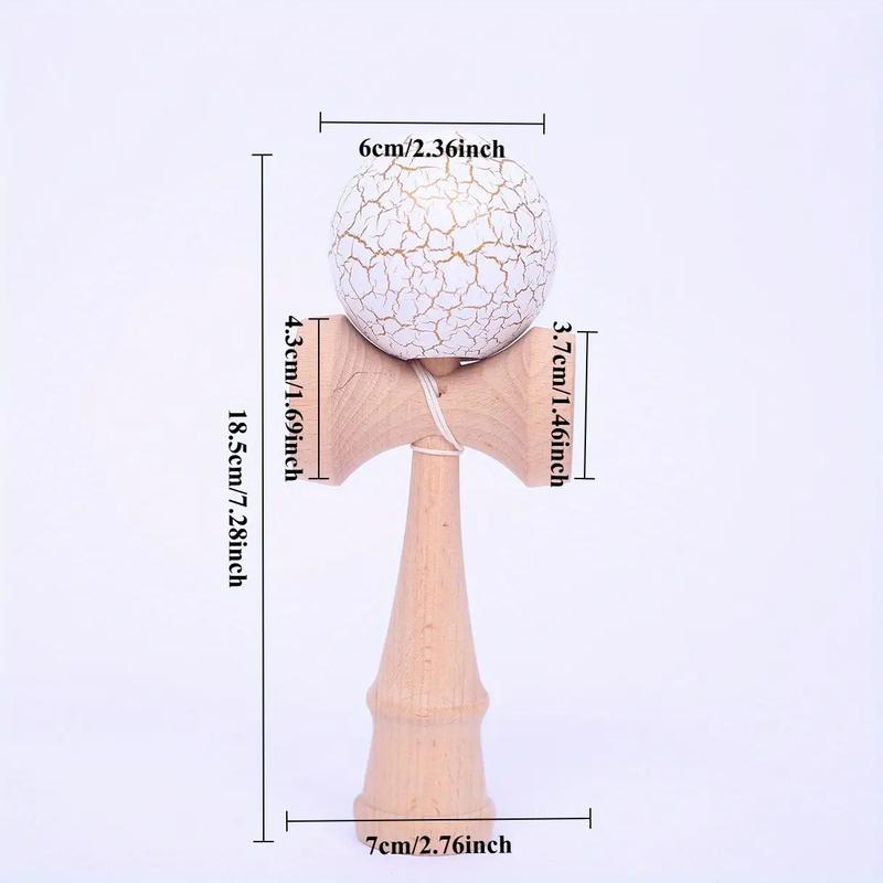 Kendama Premium Retro Classic Multi-Skill Ball, Swordsmanship and Catch ...