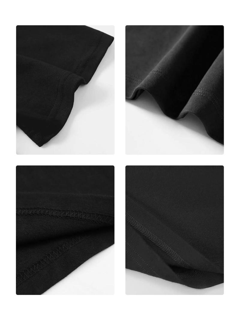 1pc Couples T-Shirts, Black Round Neck, Valentine'S Day Love Print ...