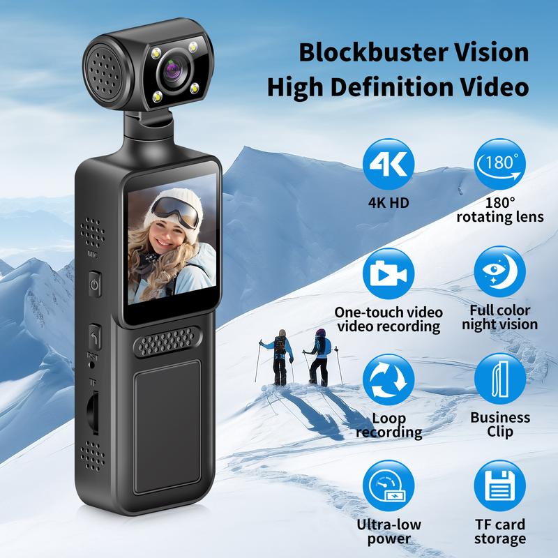 Portable recorder 4K high-definition screen pocket-sized and handheld ...
