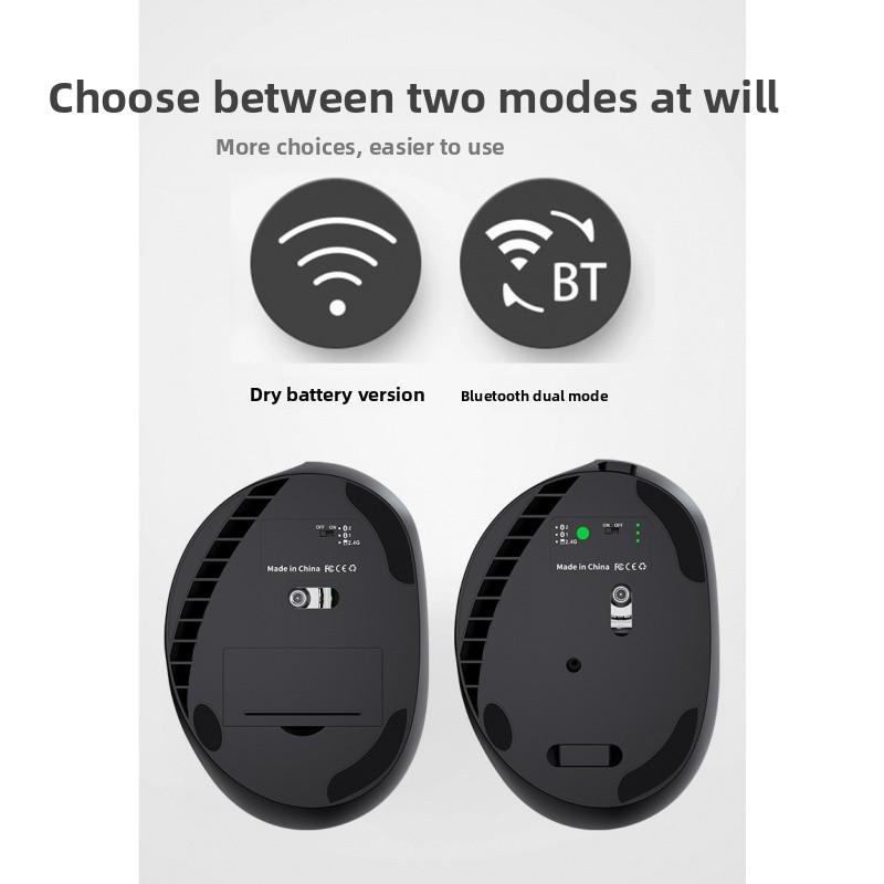Ergonomic Vertical Mouse Rechargeable Wireless Bluetooth Dual Mode ...