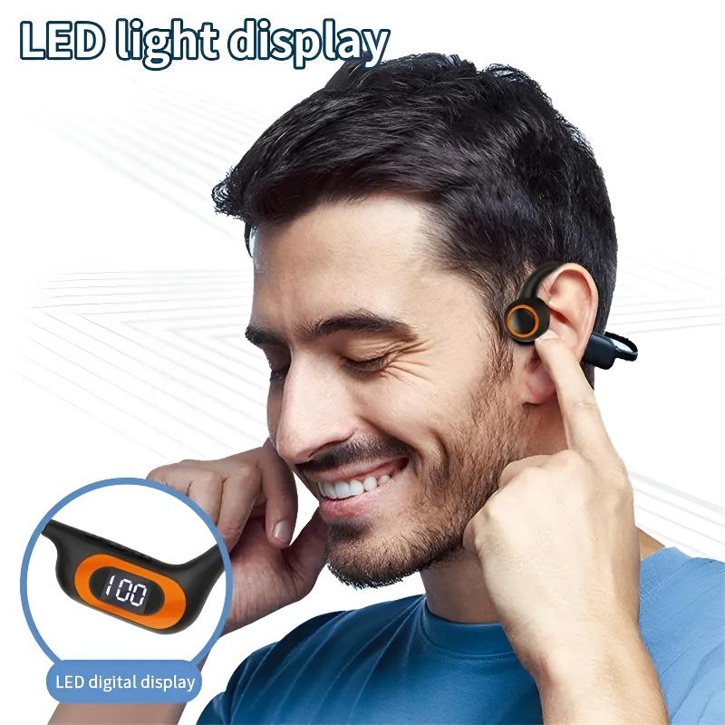 Wireless Bone Conduction Headphones Bluetooth 5.3 Open Ear Waterproof ...