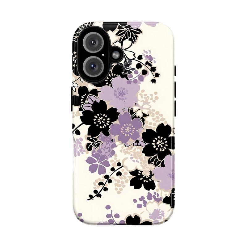Soft Girl Butterfly Vintage Flower Music Note Phone Case, Cottagecore ...