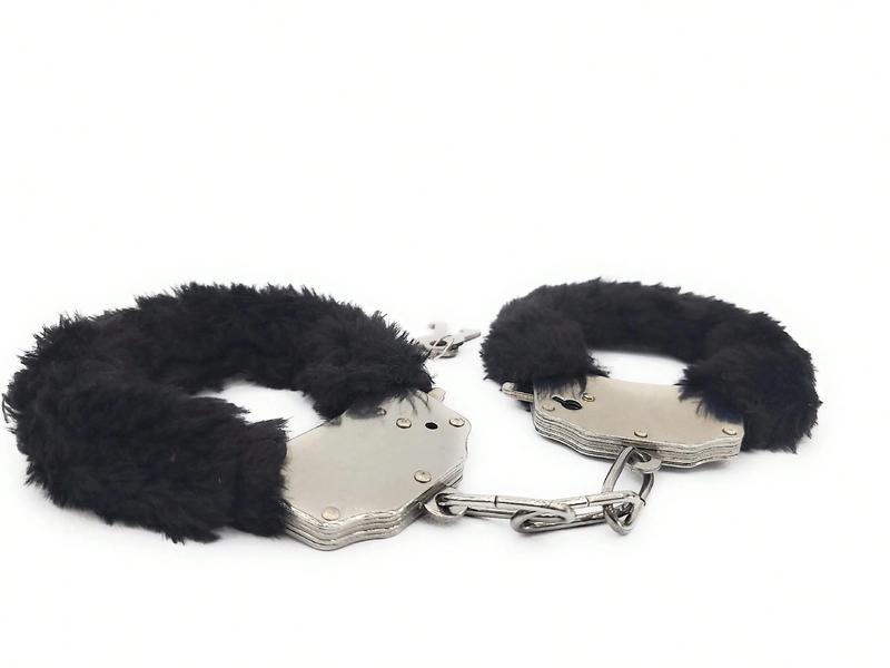 Plush Toy Handcuffs Toy Handcuffs Stage Costume Props Halloween Cosplay ...