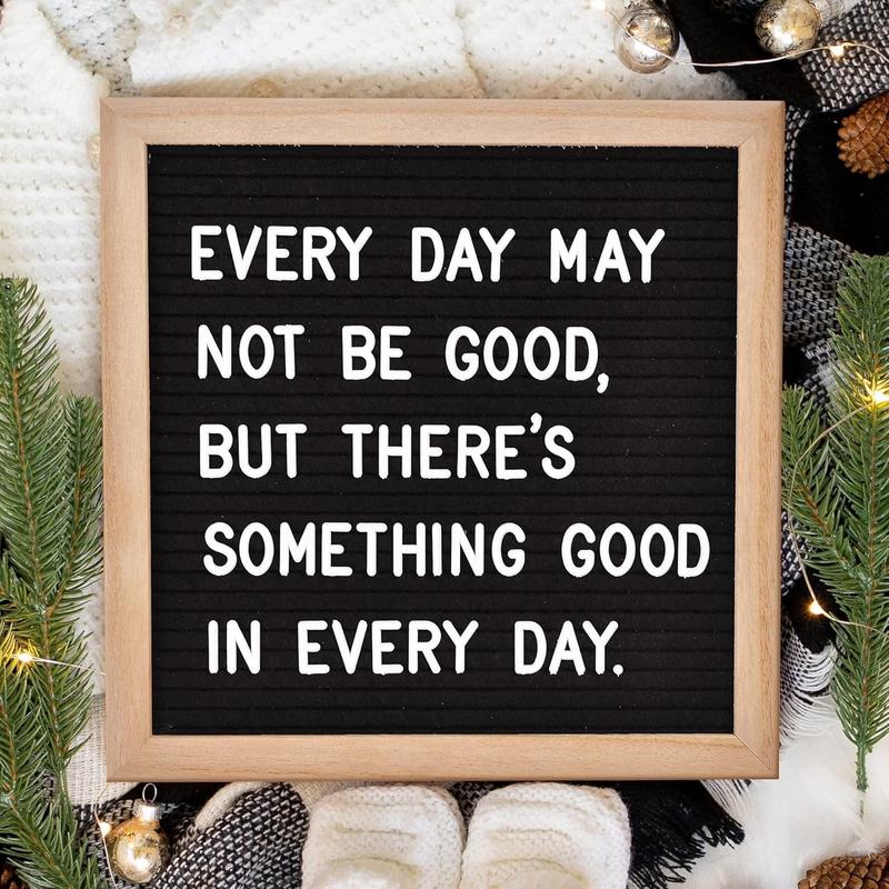 Felt Letter Board with 294 Letters, Numbers & Symbols - 10 x 10 inch ...